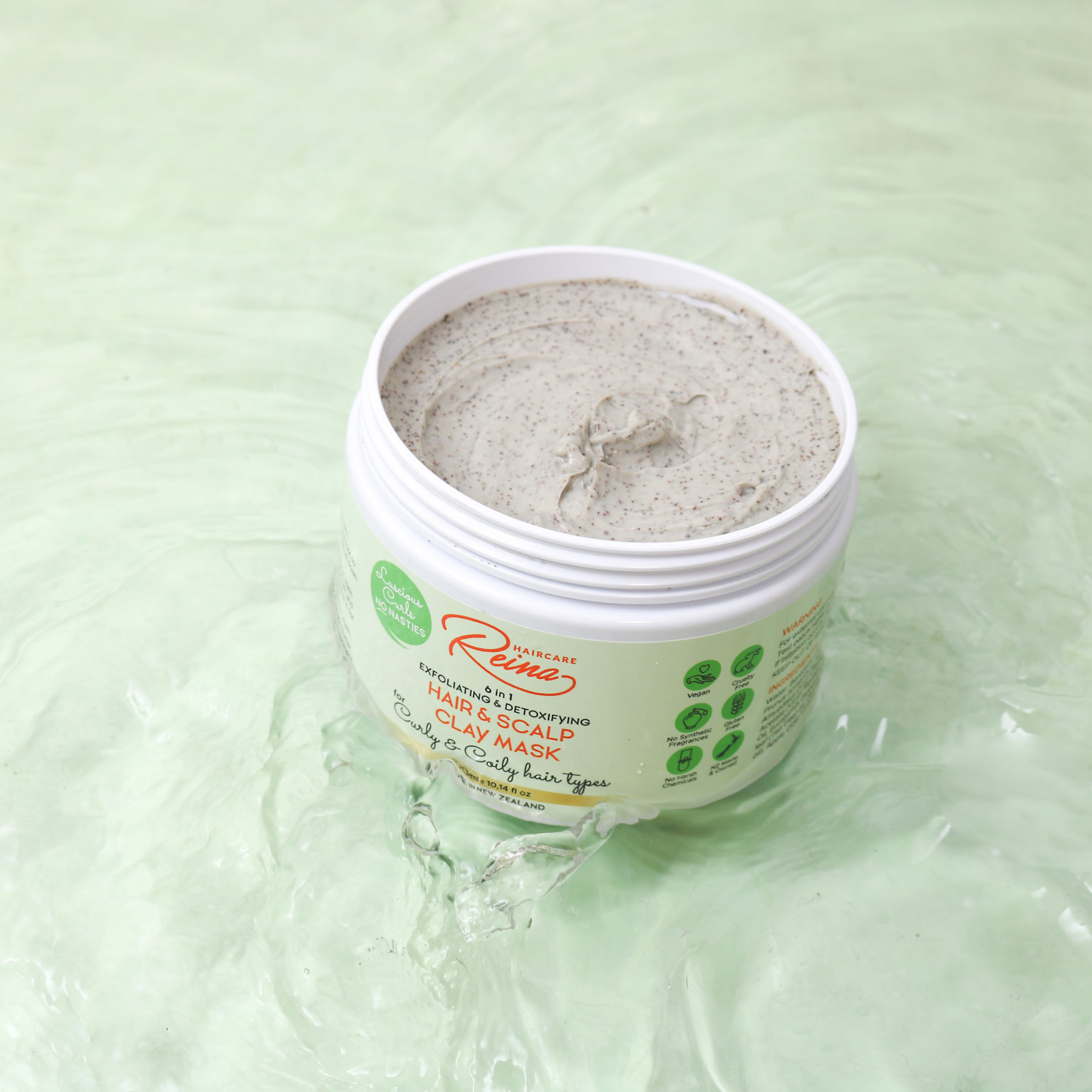 Exfoliating & Detoxifying Hair & Scalp Clay Mask - Reina Haircare